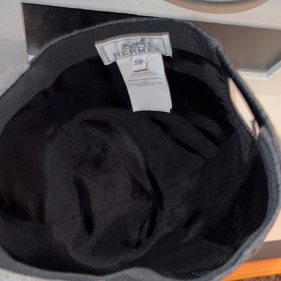 Hermes | Accessories | Hermes Gray Baseball Cap | Poshmark
